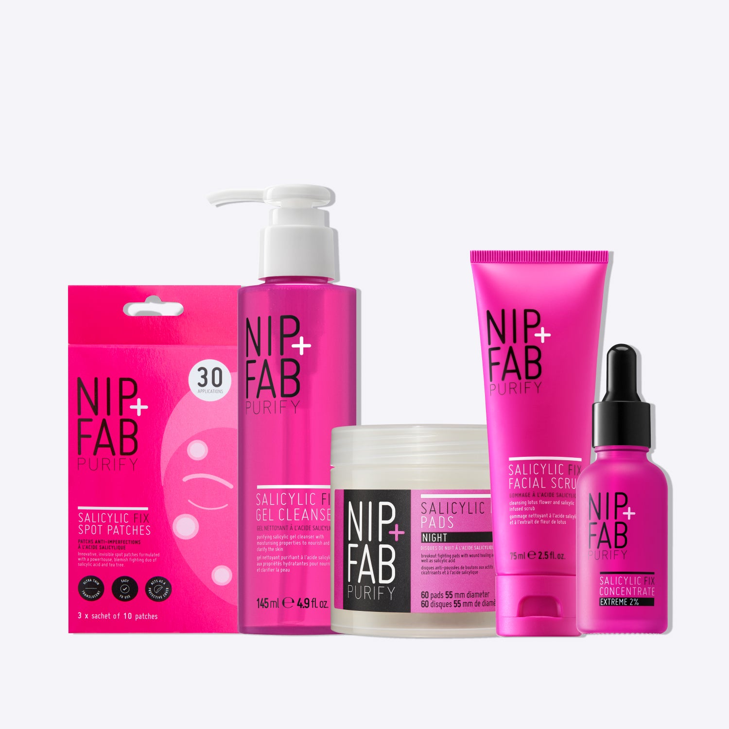Salicylic Acid Fix Oil Control Routine Kit for Acne & Blemish Prone Sk